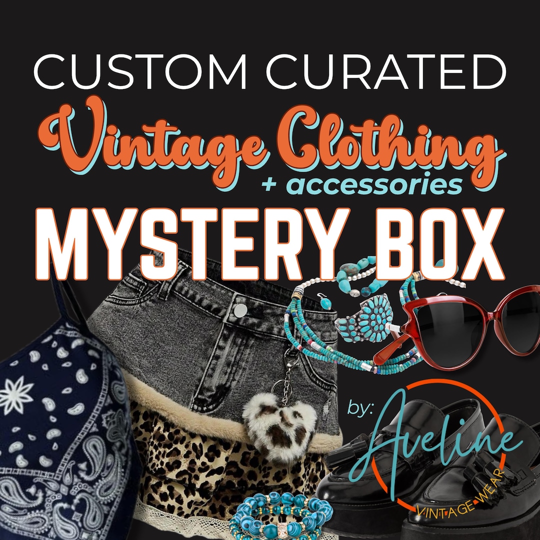 Thrifted & Personalized: Clothing Mystery Box - Y2K, Street Wear ...