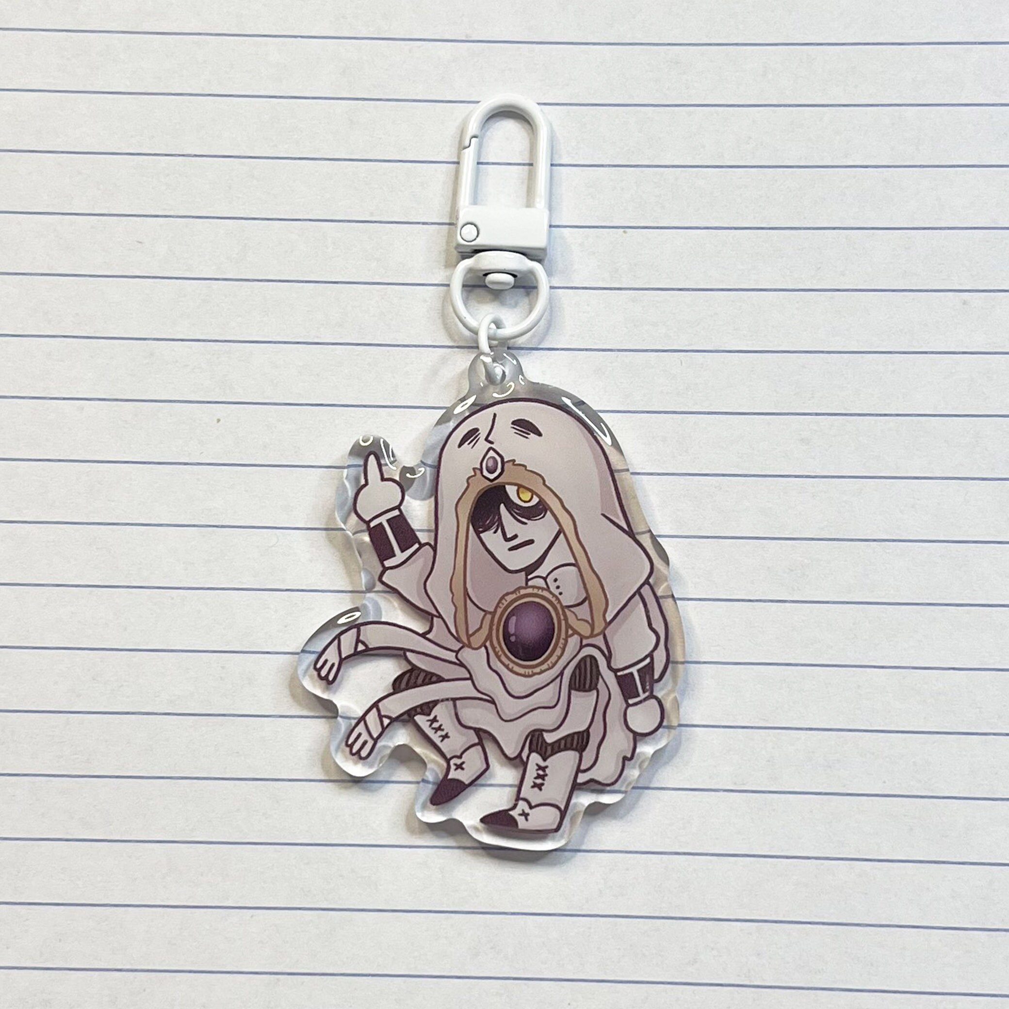 Elden Ring Acrylic Keychain: Godskin Noble Godskin Apostle - Etsy Hong Kong