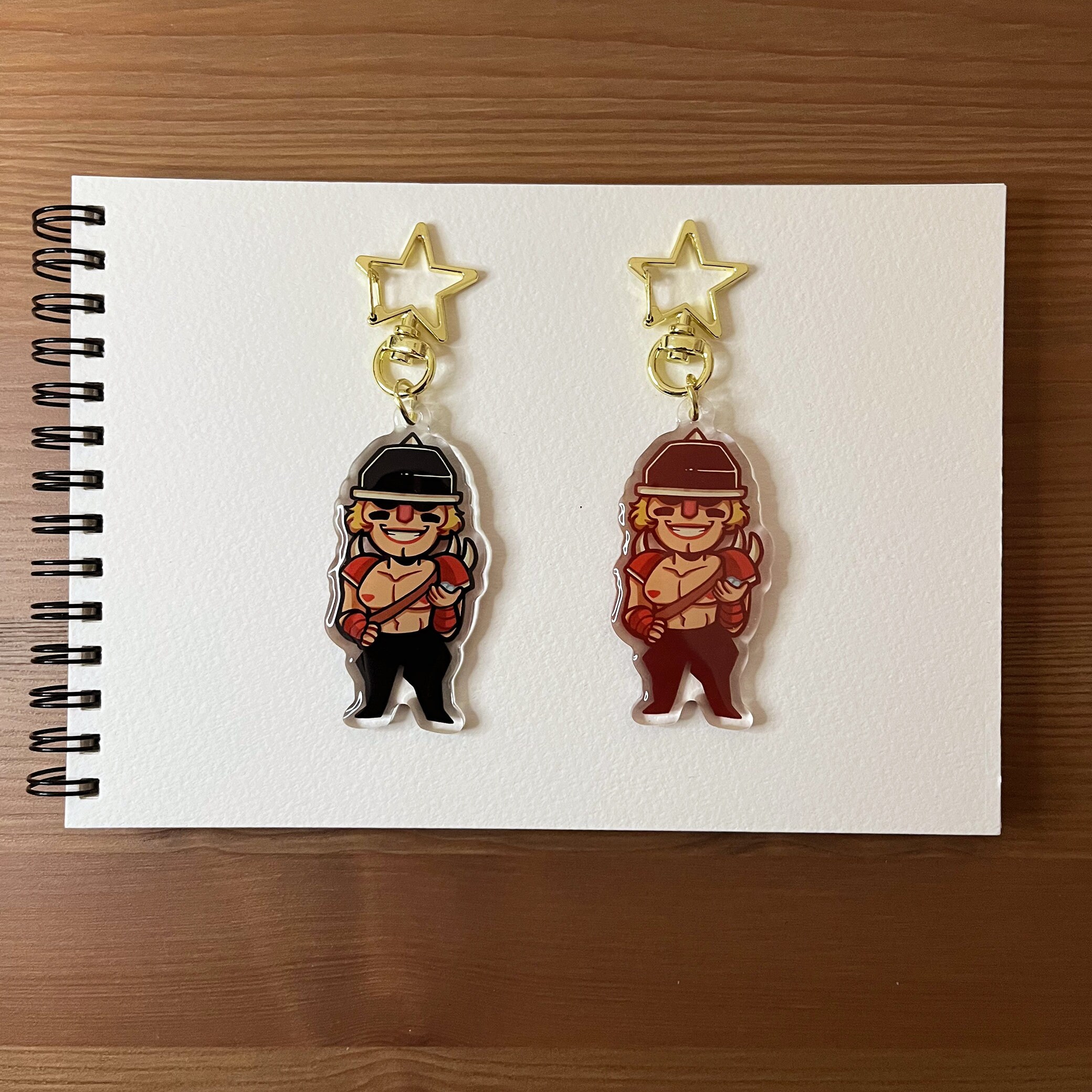 Lisa the Painful Buzzo and Rando Acrylic Keychain Cute Acrylic Keychain ...