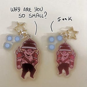 Lisa the Painful Buzzo and Lisa Armstrong 2.5" || 6cm, 1.5" || 3cm ...