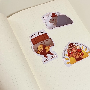 Stickers Lisa the Painful Buzzo Olan Hoyt Nern Guan Terry Hintz Rando ...