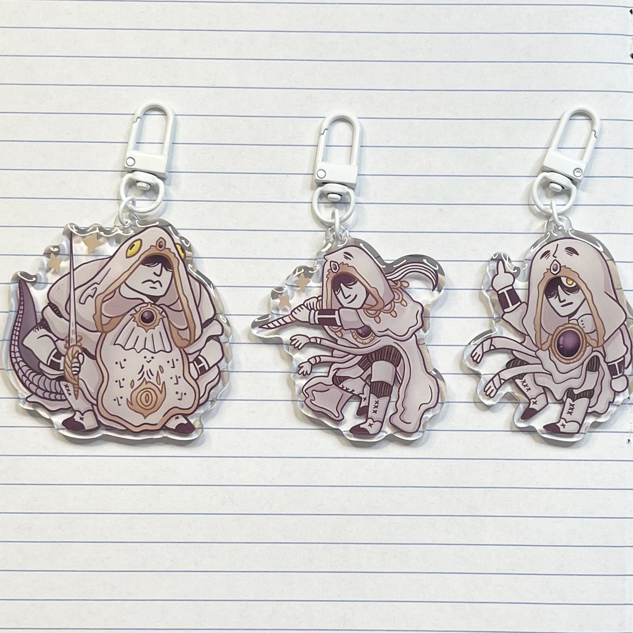 Elden Ring Acrylic Keychain: Godskin Noble Godskin Apostle - Etsy Hong Kong