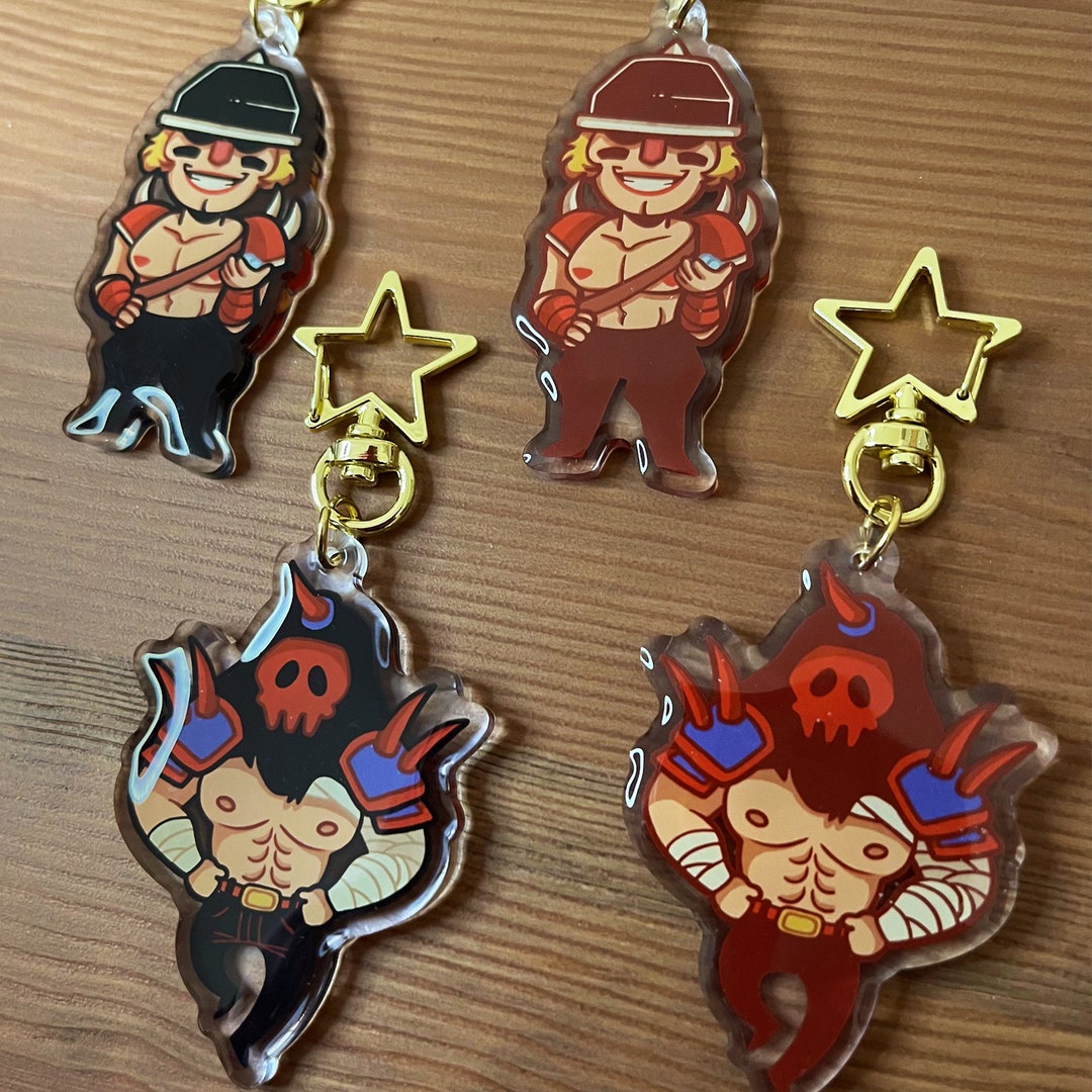 Lisa the Painful Buzzo and Rando Acrylic Keychain Cute Acrylic Charm 2. ...