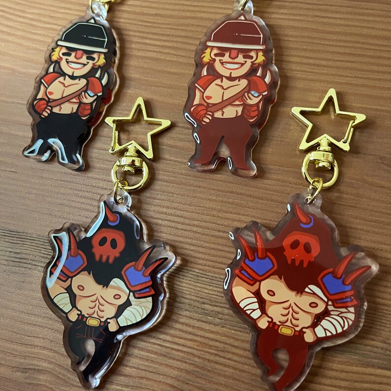 Lisa the Painful Buzzo and Rando Acrylic Keychain Cute Acrylic Keychain ...