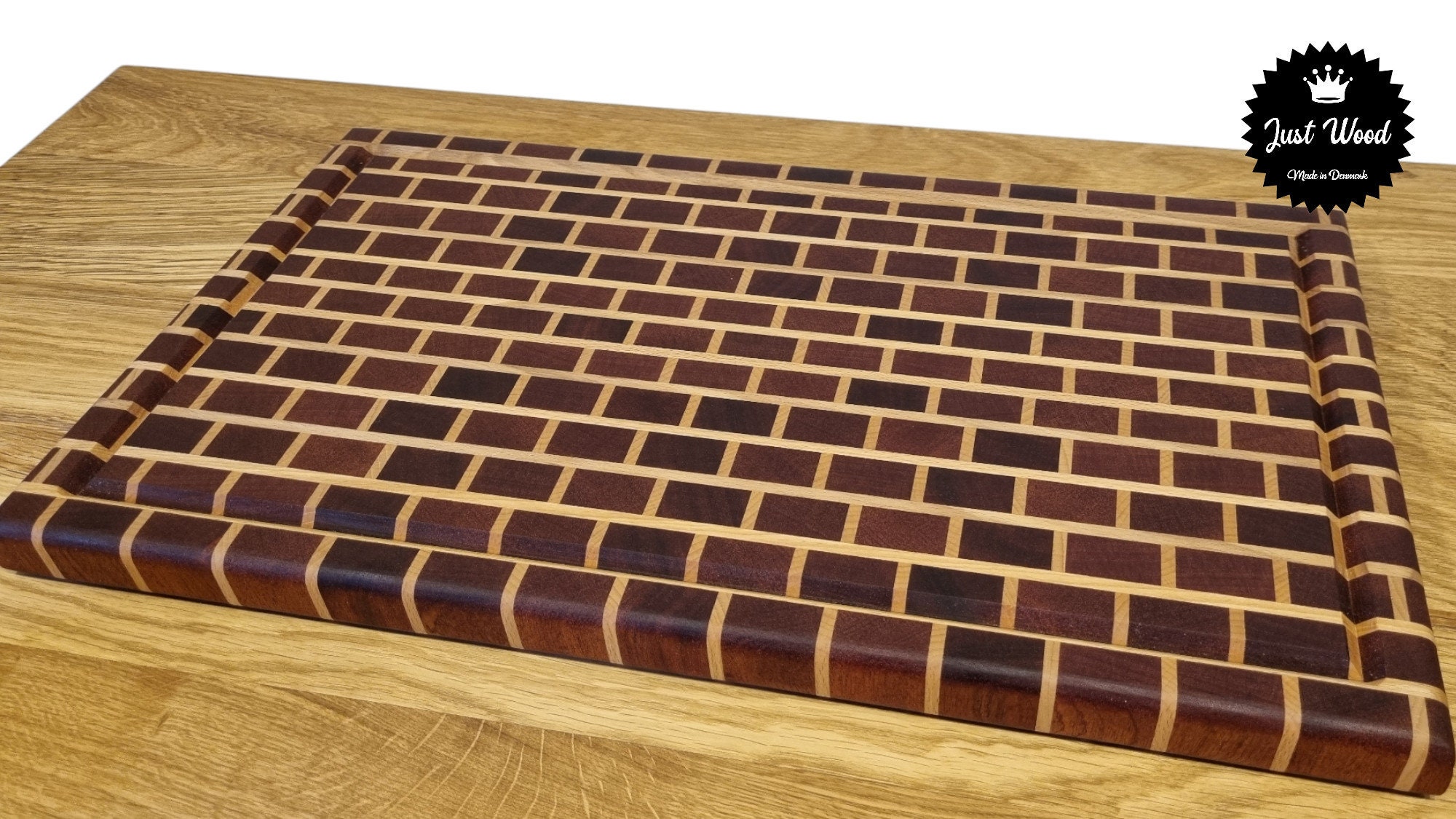 Brick End Grain Cutting Board With Juice Groove Chopping Board Butcher ...