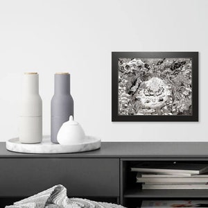 Frogs Around a Campfire - Print/original Wall Art/office Decor/room Art ...
