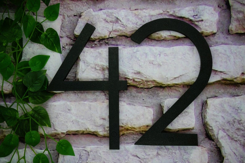 Mid-century Modern House Numbers: Art Deco Address Sign - Etsy