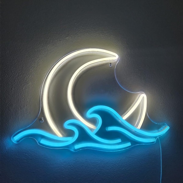 Wave Neon Sign - Etsy