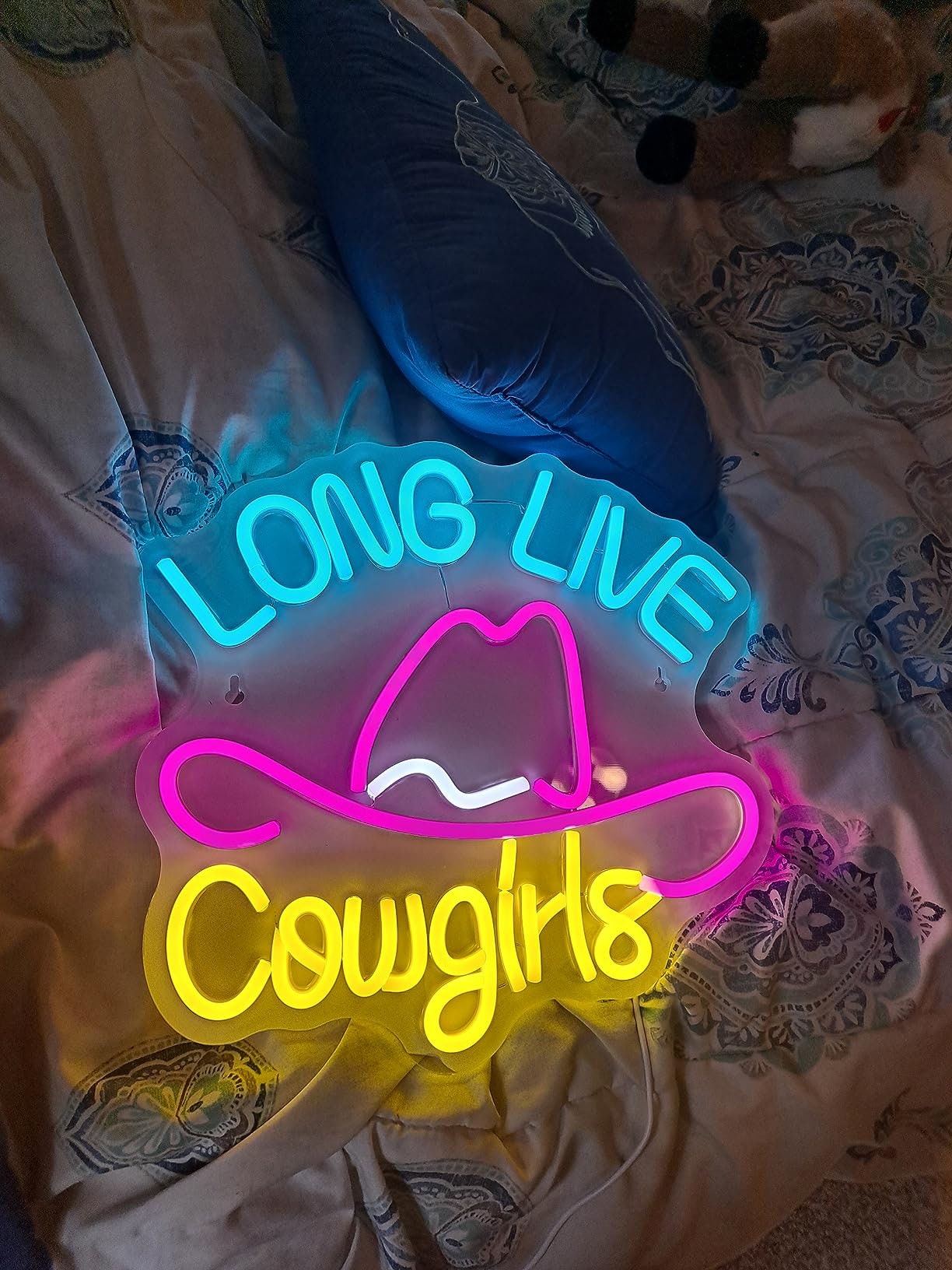 Custom Western Cowboy Neon Sign Wild West Home Decor Vintage Western ...