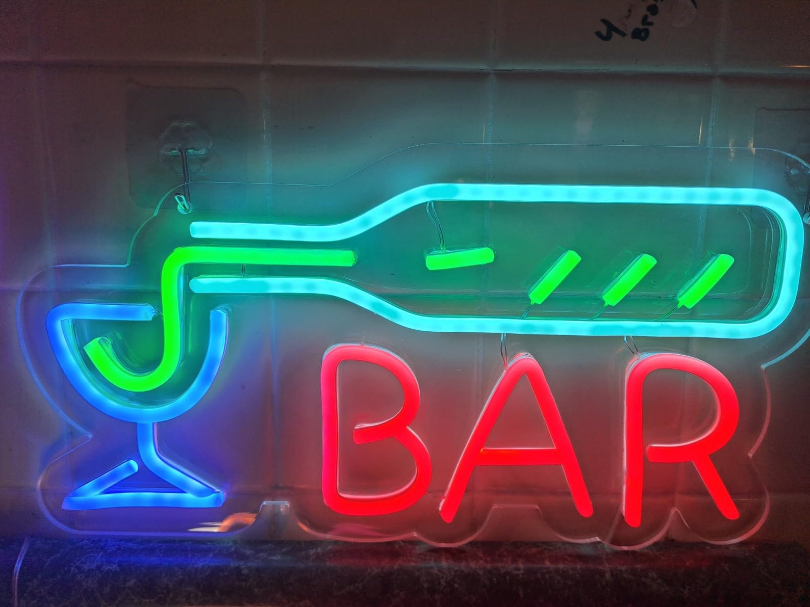 Bar Neon Sign Custom Beer Neon Sign Custom Neon Wine Sign Neon Art ...