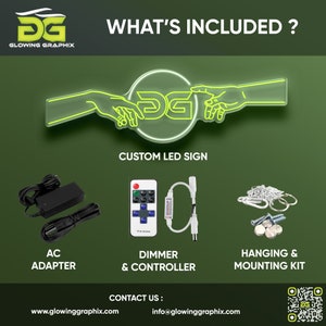 Custom Business Logo Neon Sign LED Neon Light | Personalized Company ...