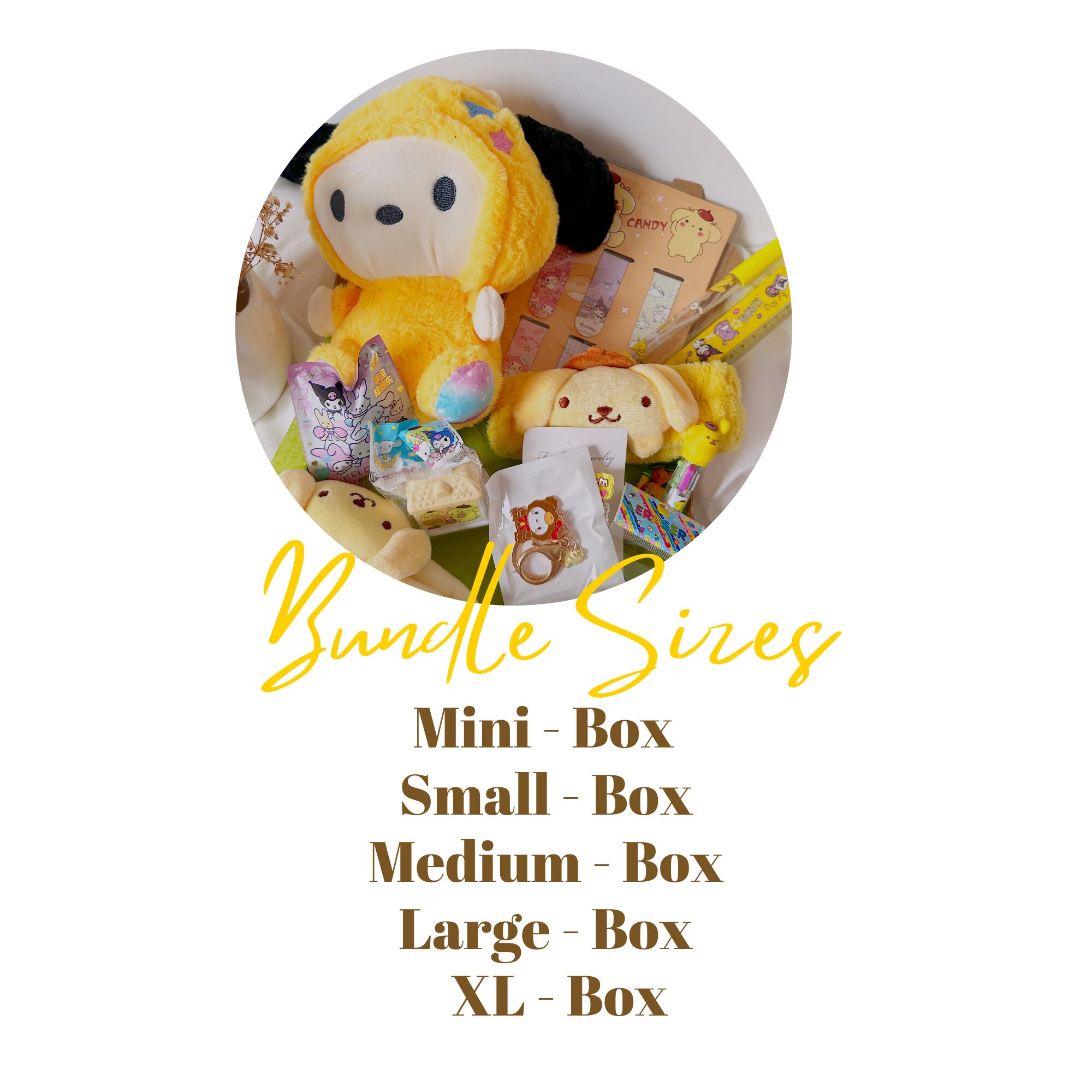 Pompompurin Kawaii Mystery Box Surprise Gift Birthday Box Stationery ...
