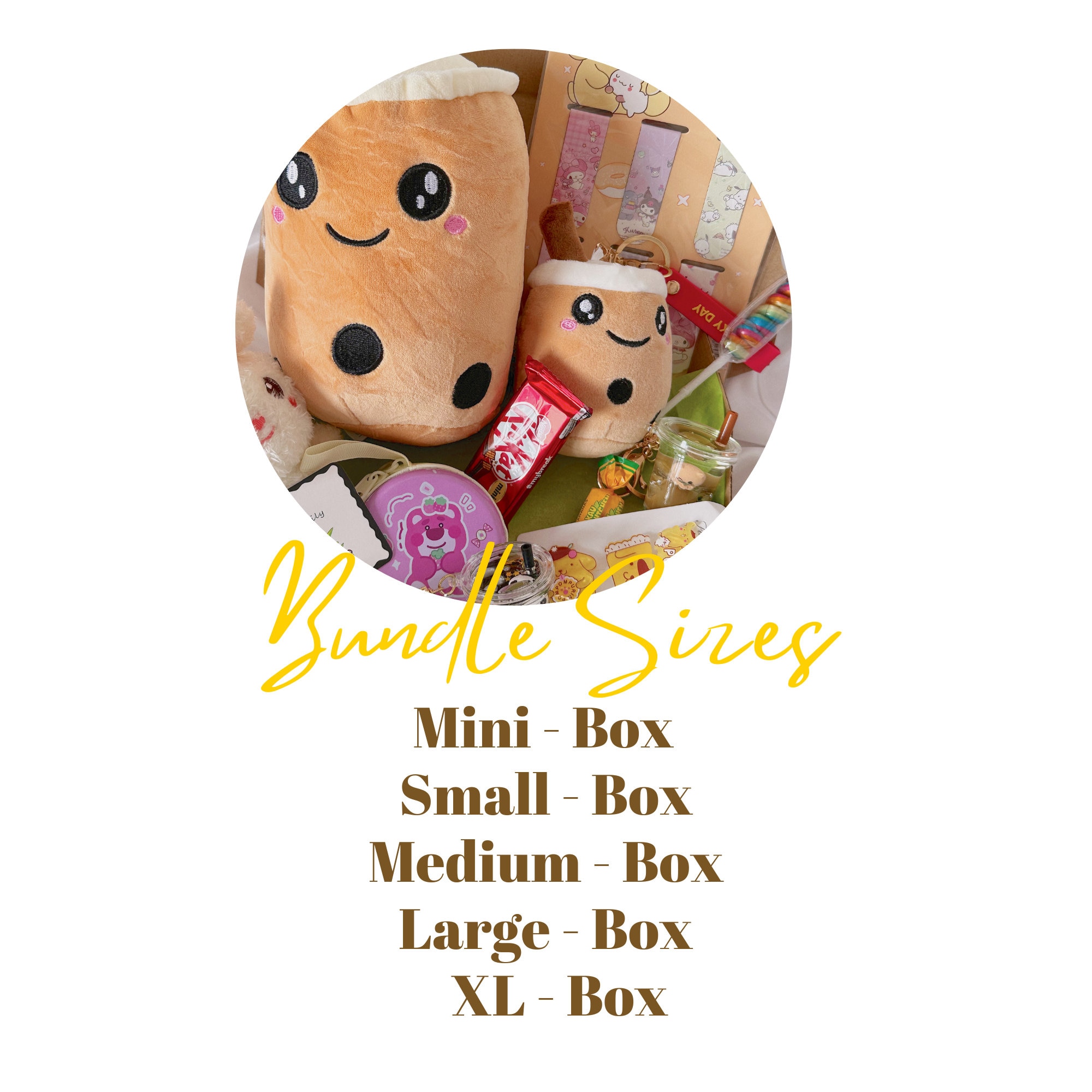 Boba Kawaii Bundle Boba Kawaii Mystery Bundle Kawaii Boba Tea Plushies ...