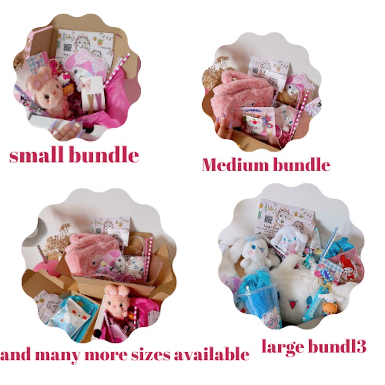 Kawaii Cute Stationary Plush Toy Mystery Surprise Box, Personalized ...