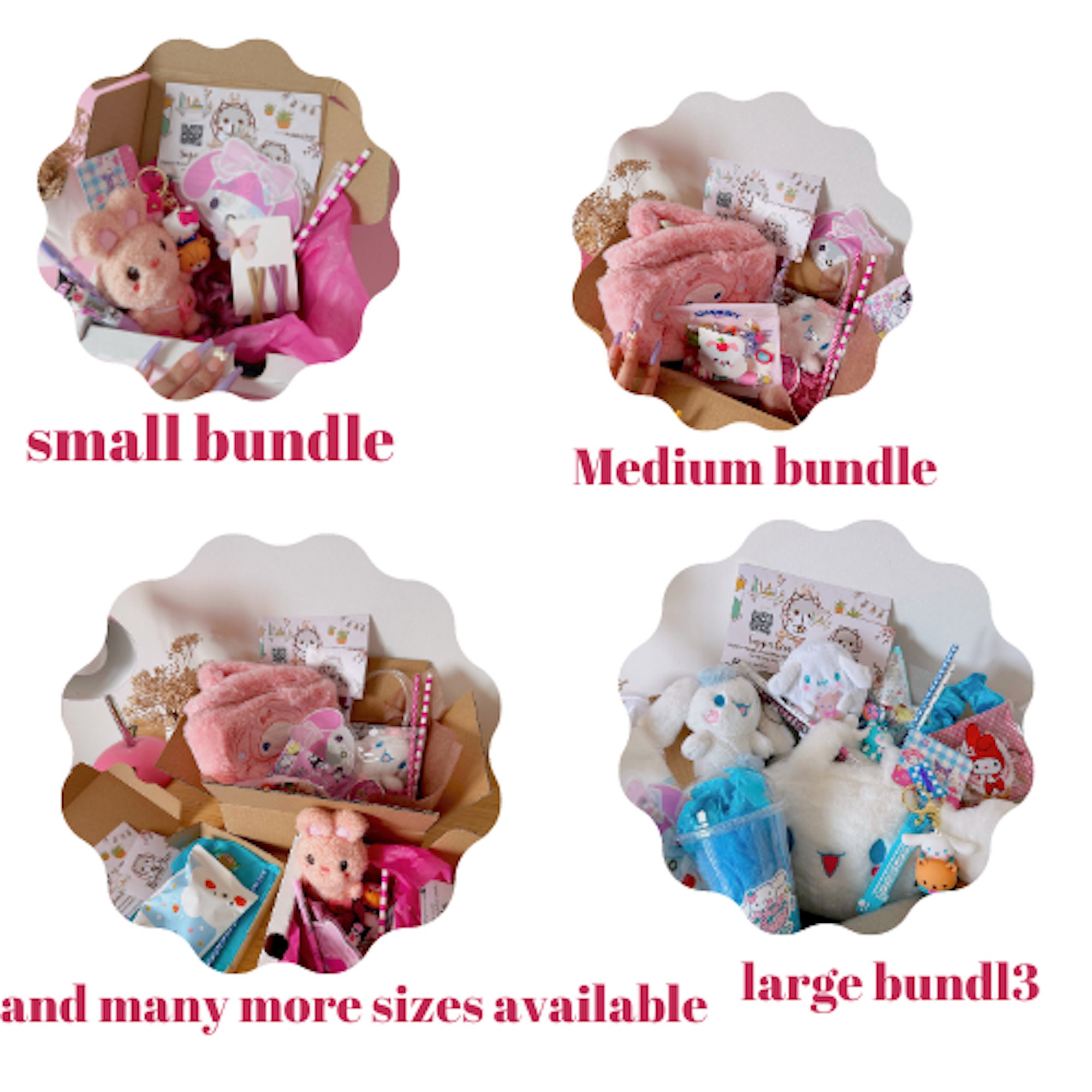 Kawaii Cute Stationary Plush Toy Mystery Surprise Box, Personalized ...