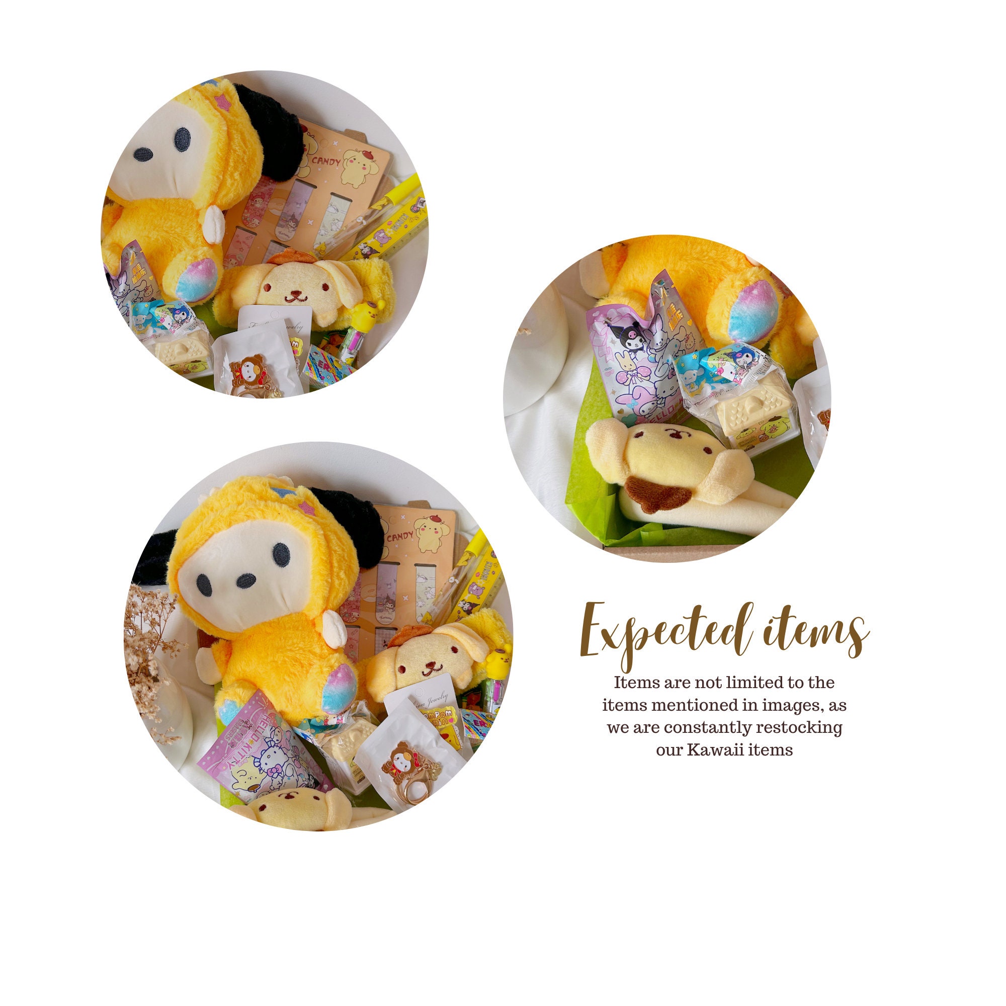 Pompompurin Kawaii Mystery Box Surprise Gift Birthday Box Stationery ...