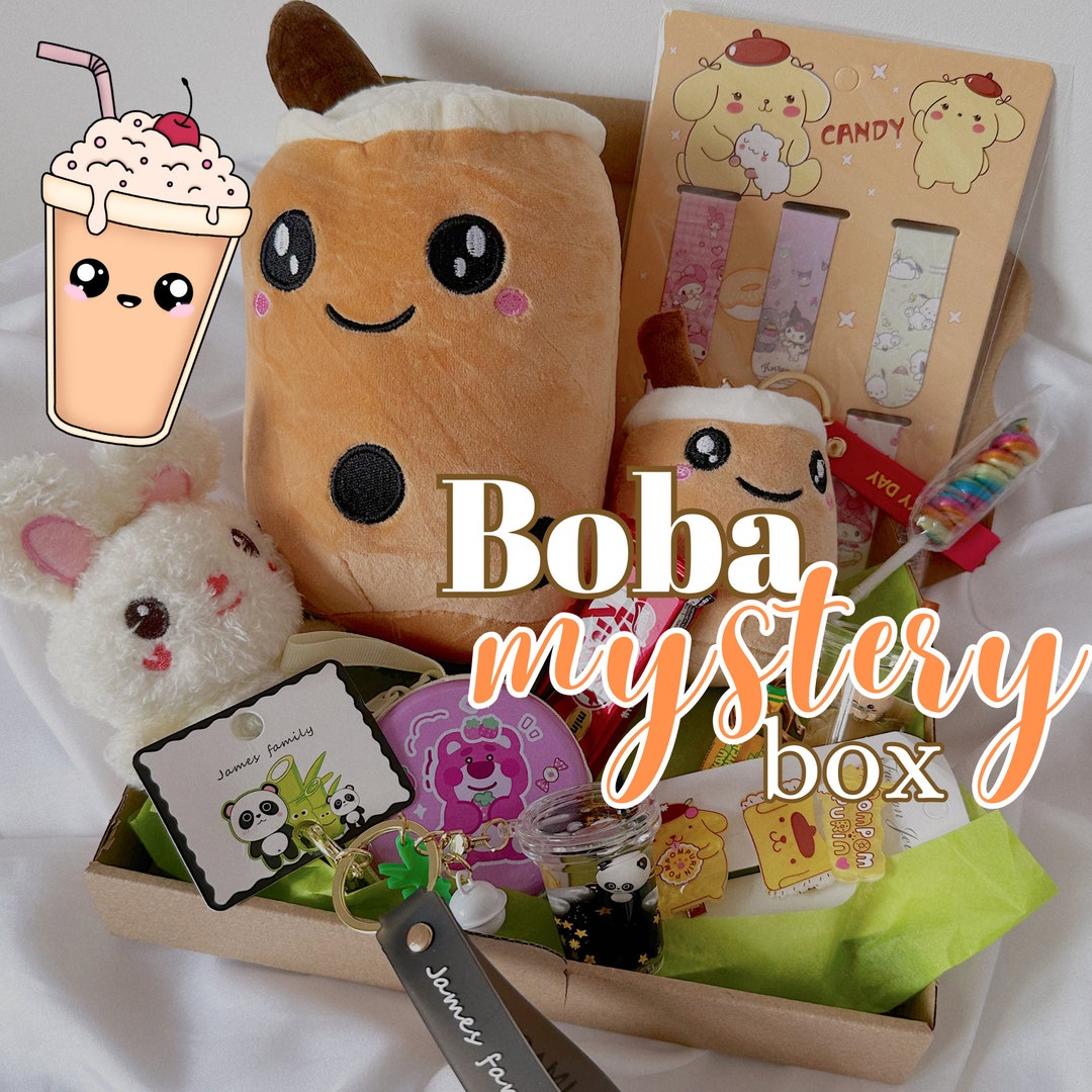 Boba Kawaii Bundle Boba Kawaii Mystery Bundle Kawaii Boba Tea Plushies ...