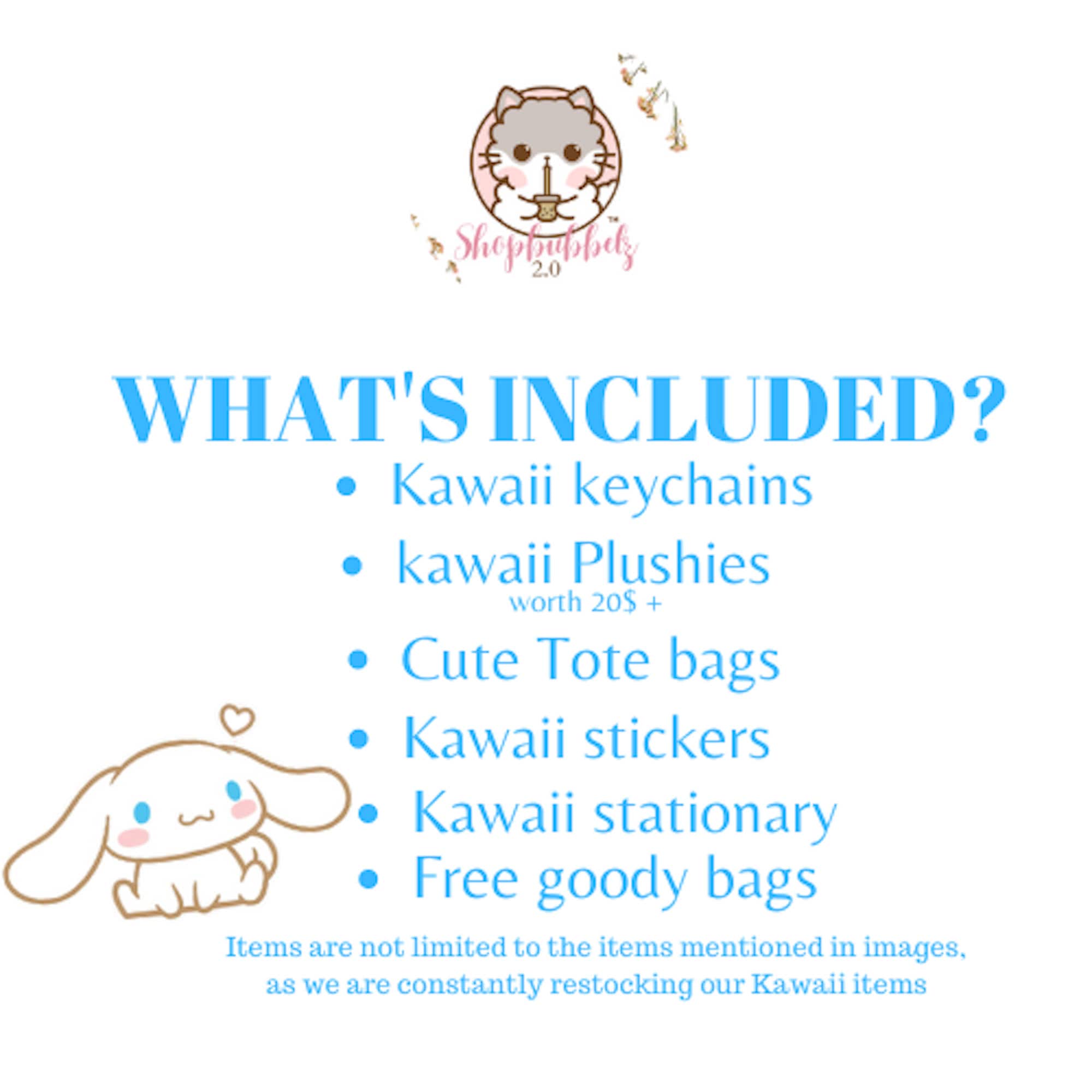 Kawaii Cute Stationary Plush Toy Mystery Surprise Box, Personalized ...