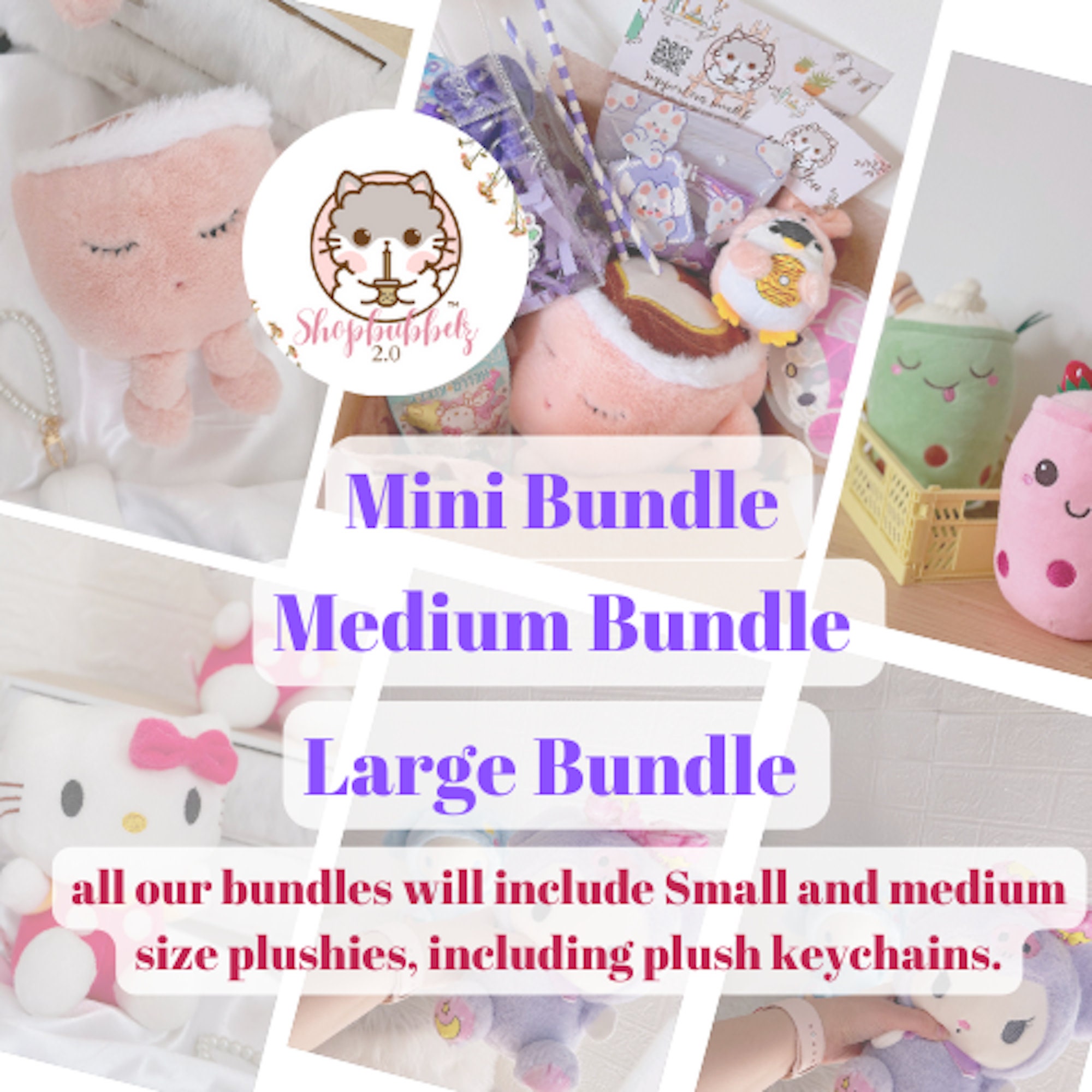Kawaii Cute Stationary Plush Toy Mystery Surprise Box, Personalized ...