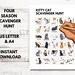 Printable Kitty Cat Breed Scavenger Hunt, Outdoor Scavenger Hunt ...