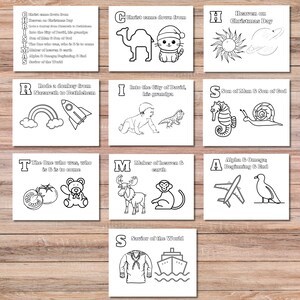 Christmas Alphabet Coloring Pages, Holiday Coloring Sheets, Christmas ...
