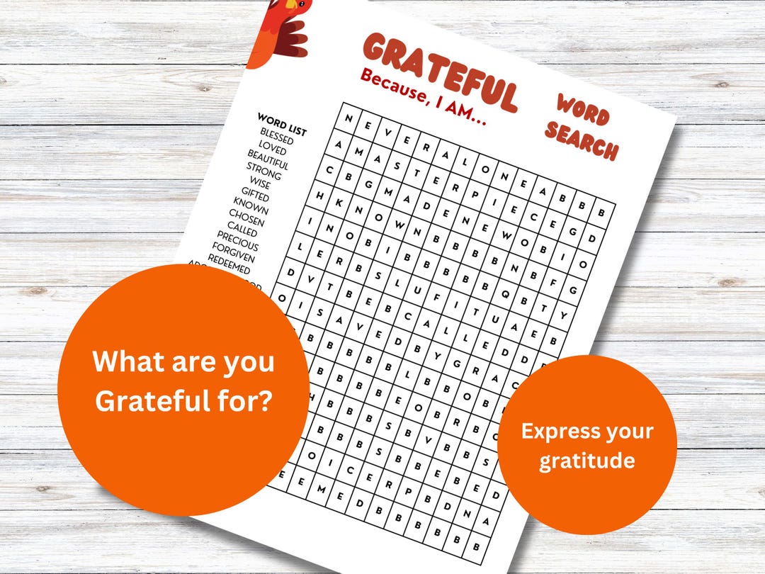 Printable Thanksgiving Game, Thanksgiving Word Search, Family ...