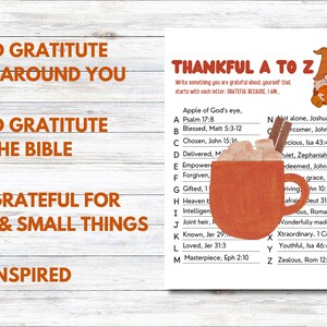 Thanksgiving A to Z, Printable Thanksgiving Game, Family Thanksgiving ...