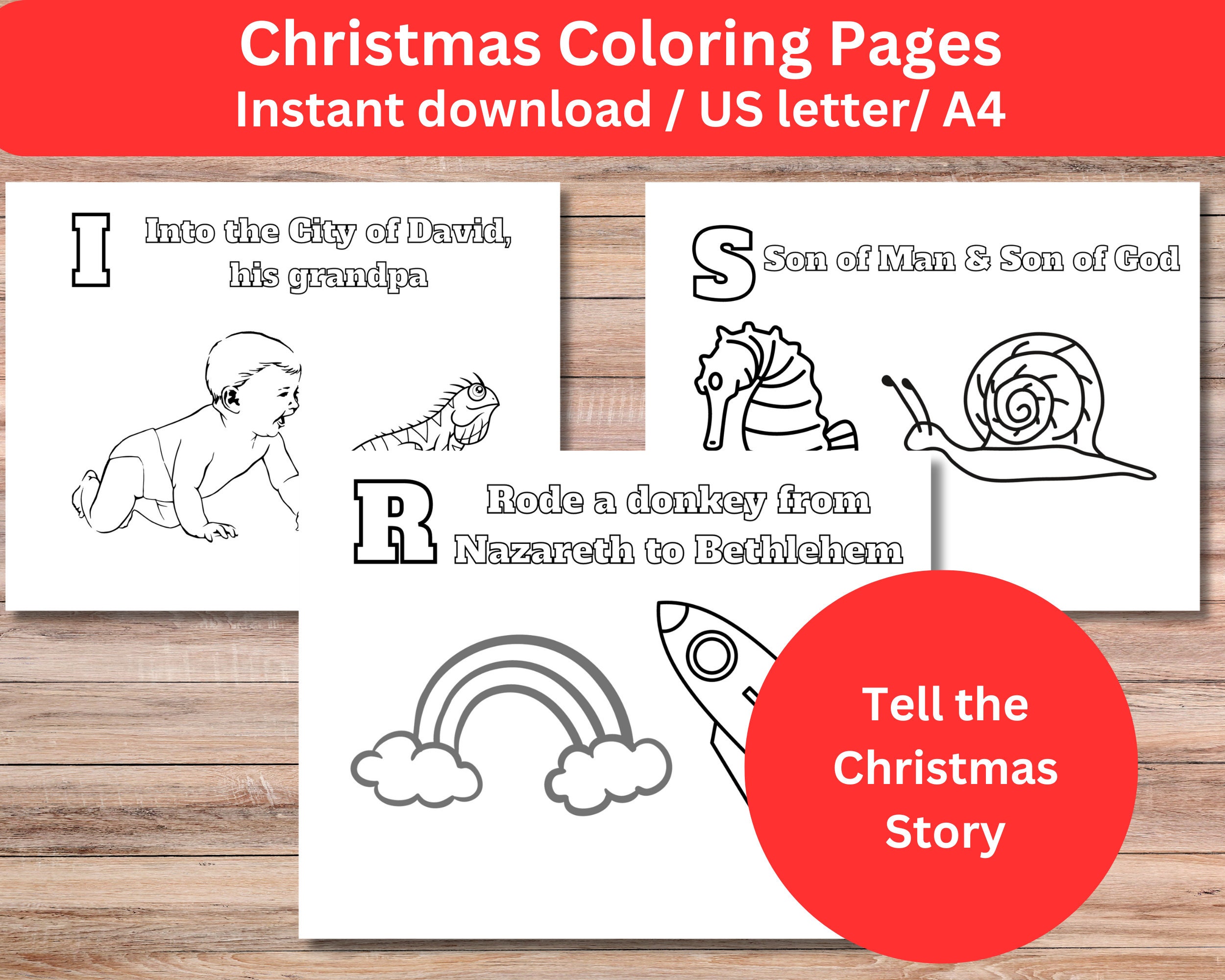 Christmas Alphabet Coloring Pages, Holiday Coloring Sheets, Christmas ...