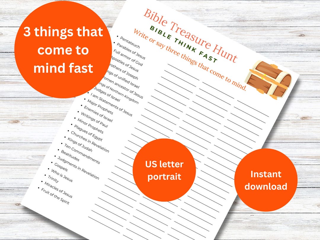 Bible Think Fast, Bible Game for Families, Teens, Adults and All Ages ...