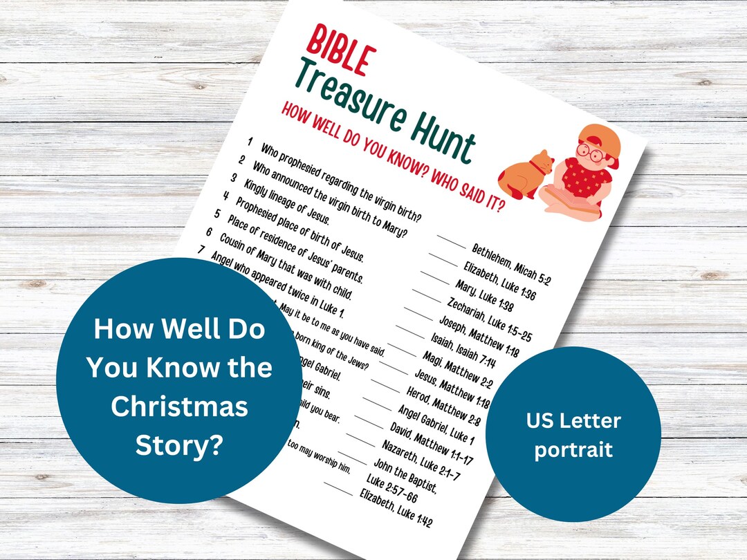 Bible Game for Kids and Teens, Bible Riddle, Bible Trivia, Sunday ...