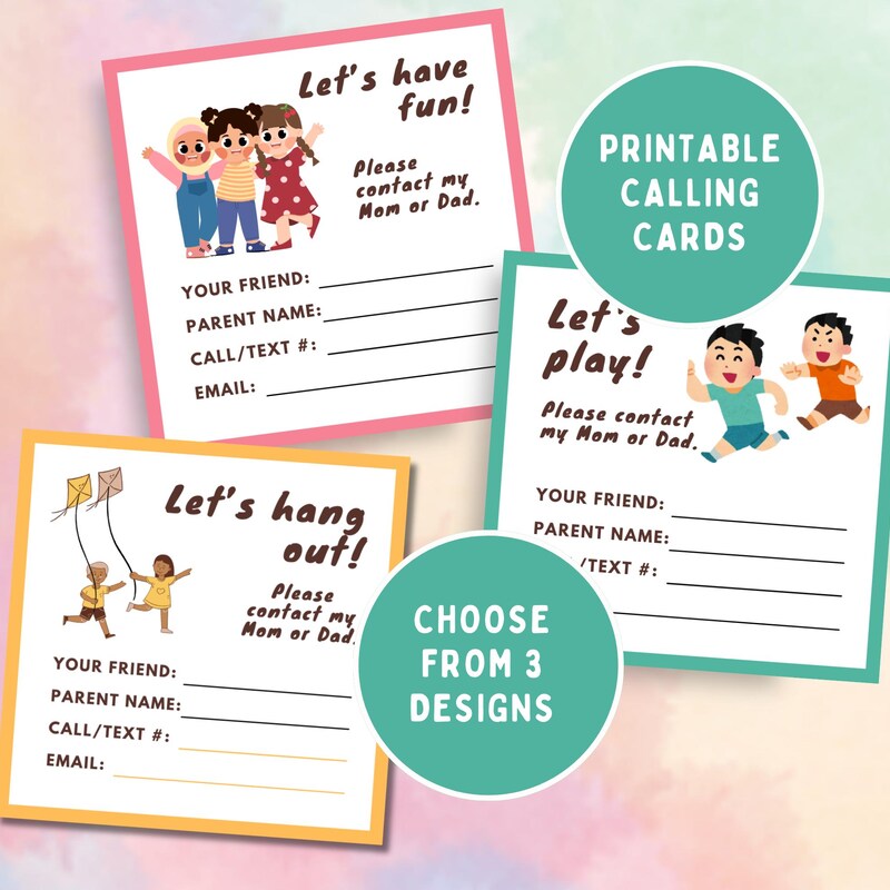 Calling Cards Mommy - Etsy