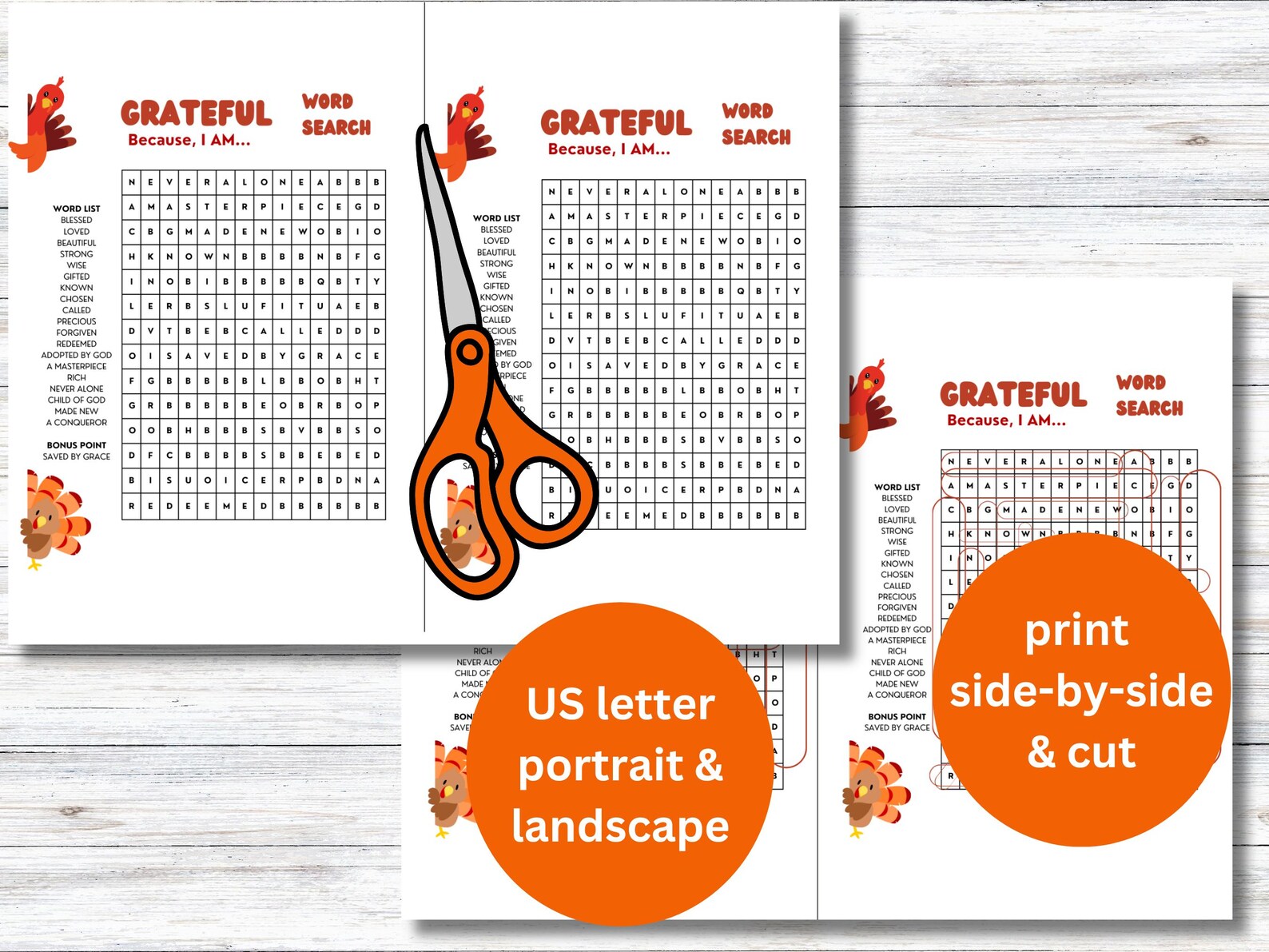 Printable Thanksgiving Game, Thanksgiving Word Search, Family ...