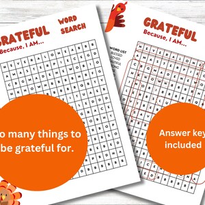 Printable Thanksgiving Game, Thanksgiving Word Search, Family ...