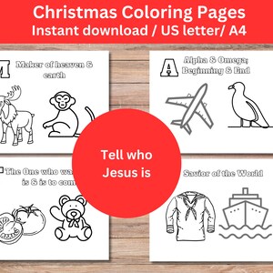 Christmas Alphabet Coloring Pages, Holiday Coloring Sheets, Christmas ...