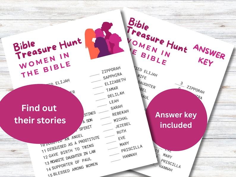 Women in the Bible, Mothers in the Bible, Bible Riddle, Bible Quiz ...