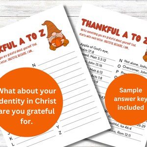 Thanksgiving A to Z, Printable Thanksgiving Game, Family Thanksgiving ...