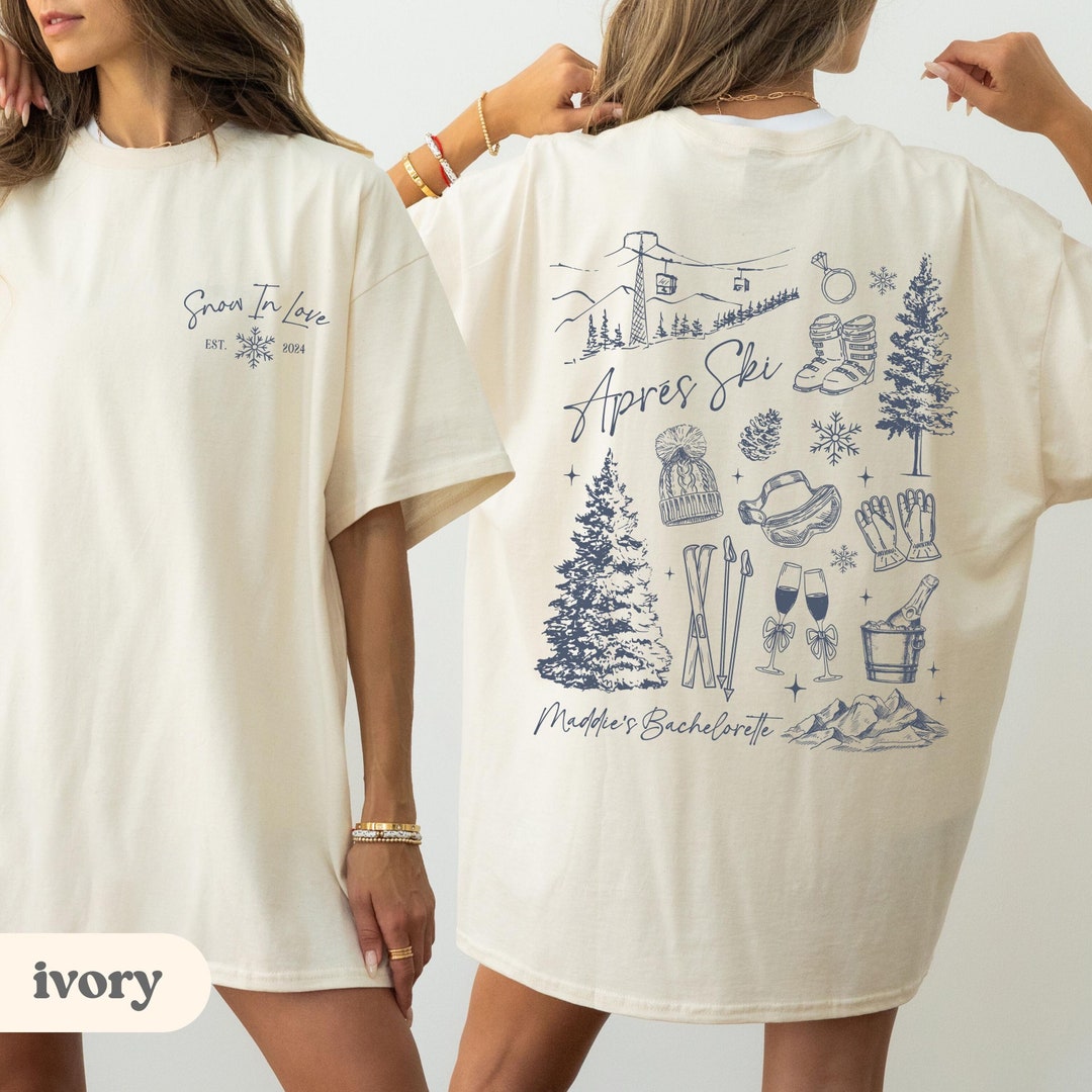 Winter Bachelorette Party Shirts Comfort Colors, Apres Ski Bachelorette ...