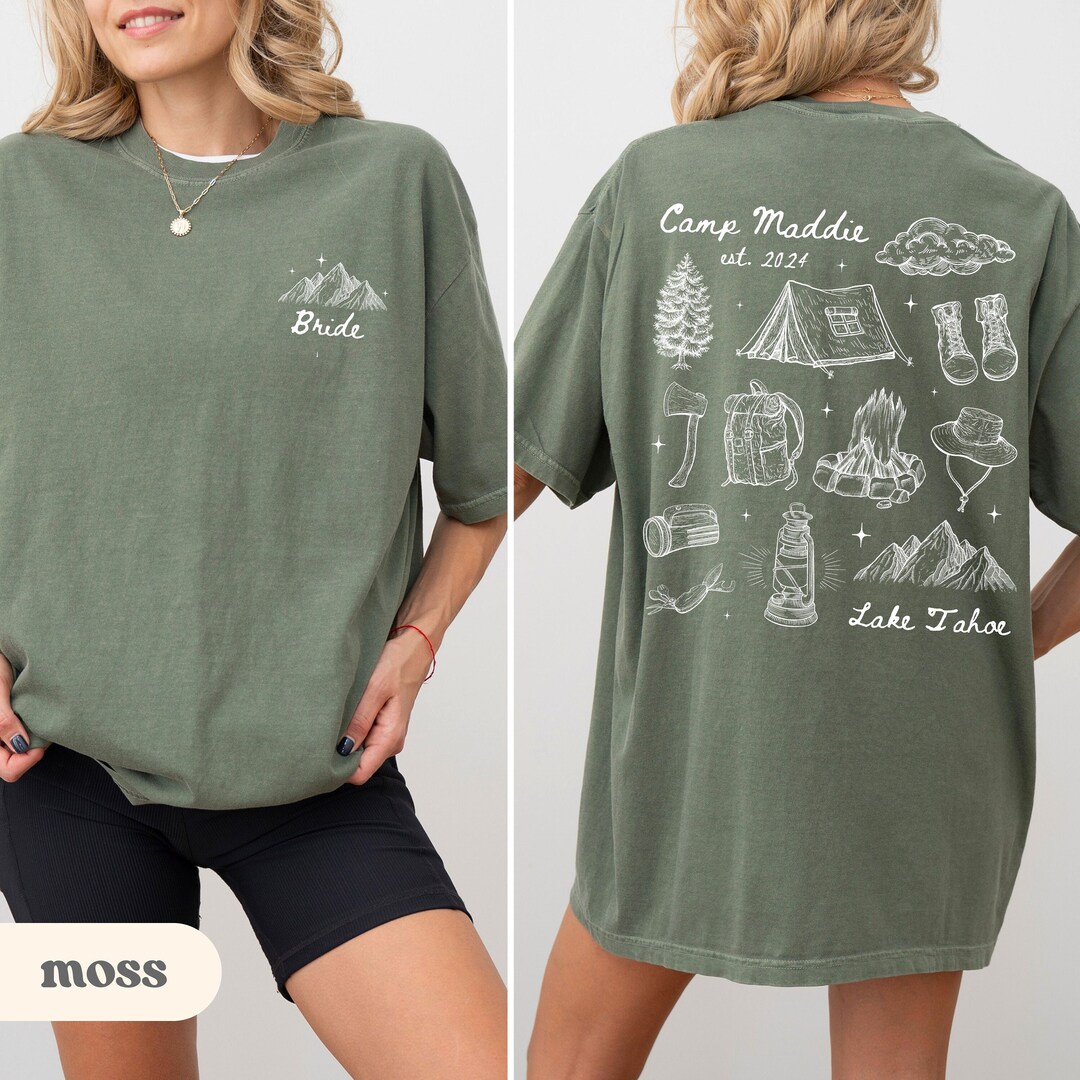 Camp Bachelorette Party Merch Comfort Colors, Mountain Bach Shirt ...