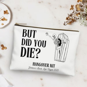 Spooky Bachelorette Party Recovery Kit, Skeleton Hangover Kit ...