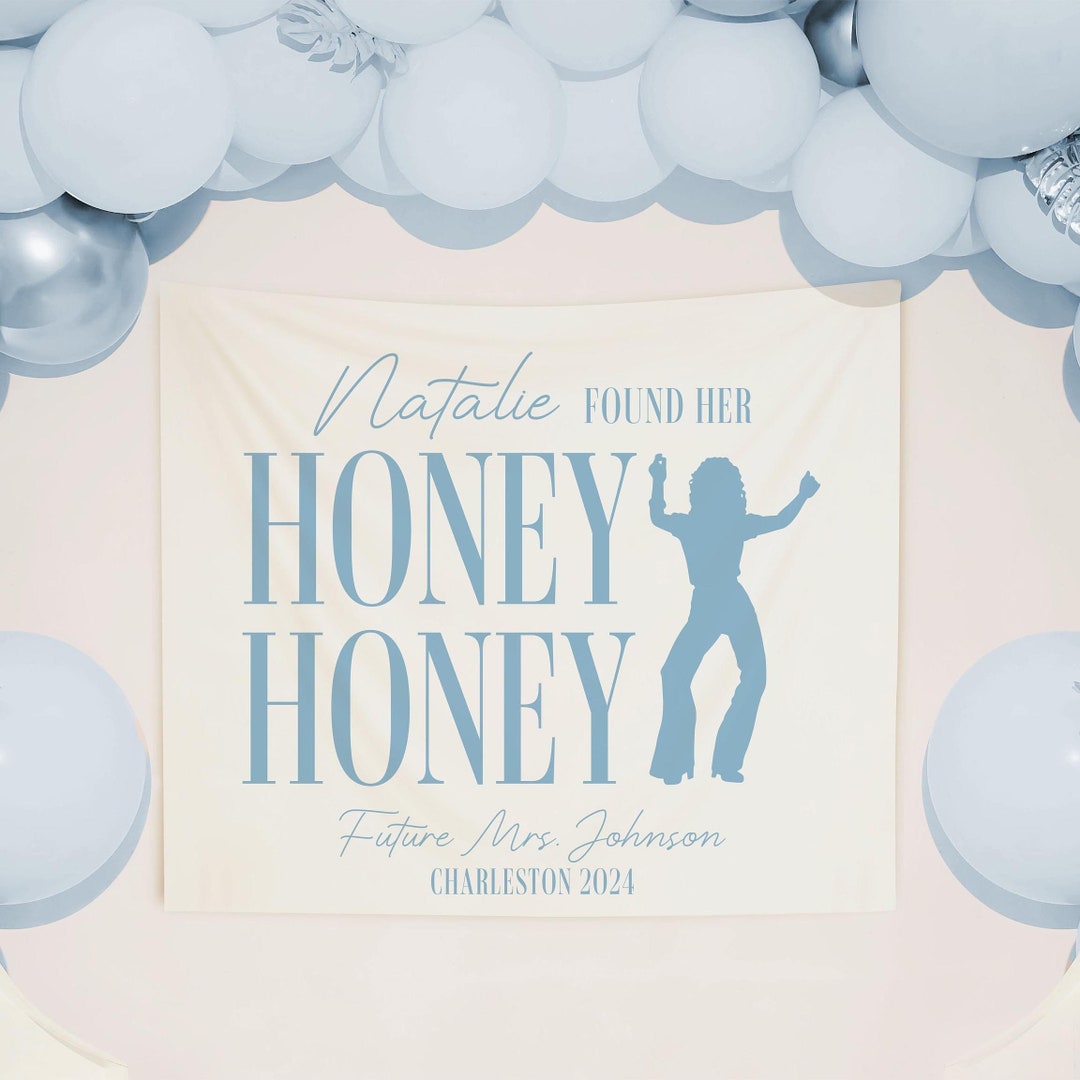 She Found Her Honey Honey Bachelorette Party Banner, Disco Bach ...