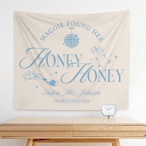 She Found Her Honey Honey Bachelorette Party Banner, Disco Bach ...