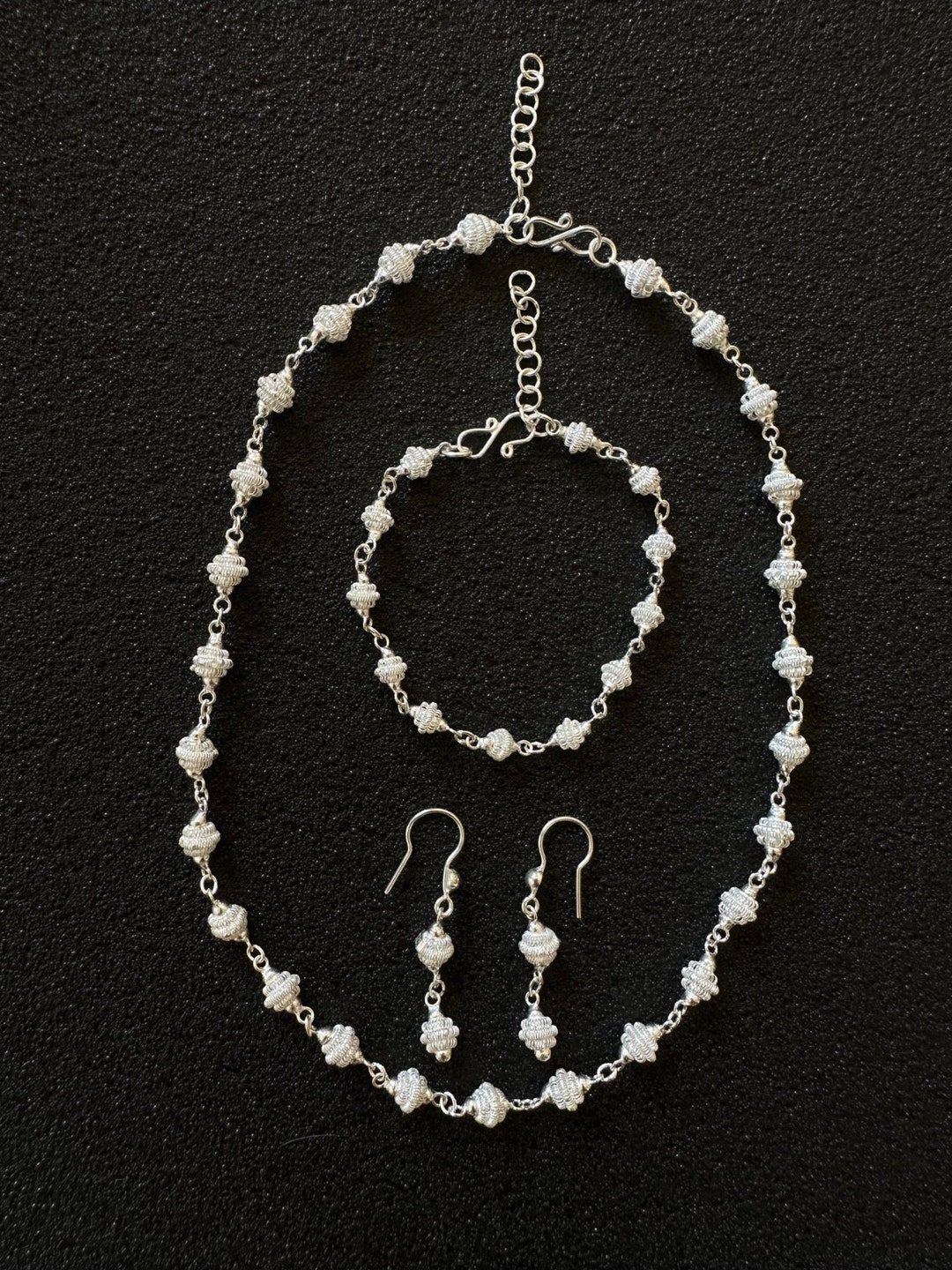Brides Jewellery Necklace, Telkari Silver Jewelery, Stud 925ct Necklace ...