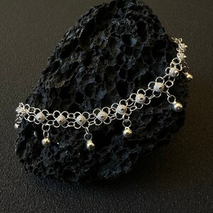 Handmade Traditional Anklet, Silver Body Jewellery Filigree Silver ...