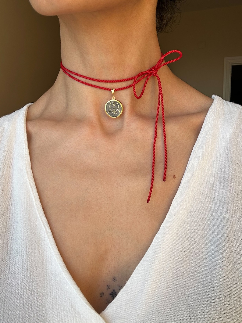 Silver Jupiter Necklace, Abundance Symbol Pendant, 925k Silver Necklace ...