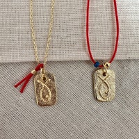 Red String Necklace - Etsy