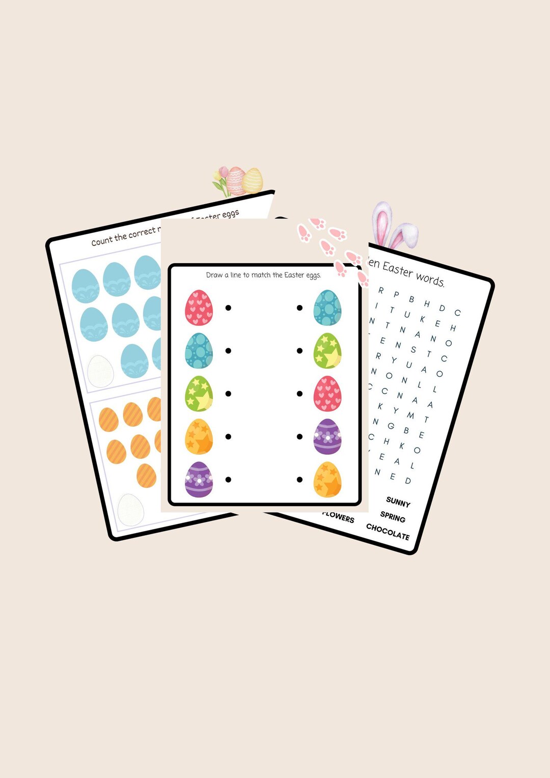 13-page Easter Activity Pack | Word Search, Tracing, Colouring & More ...