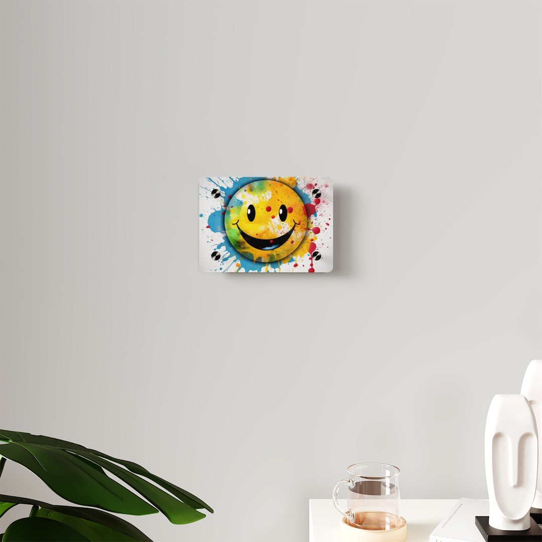 Smiley Face, Acrylic Wall Art Panels - Etsy