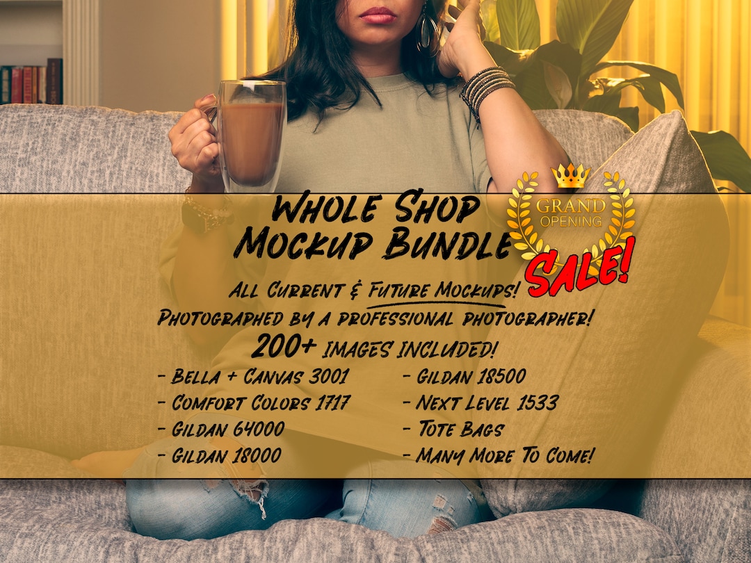 Whole Shop Mockup Bundle - Entire Shop Bundle - Full Access Shop Pass ...