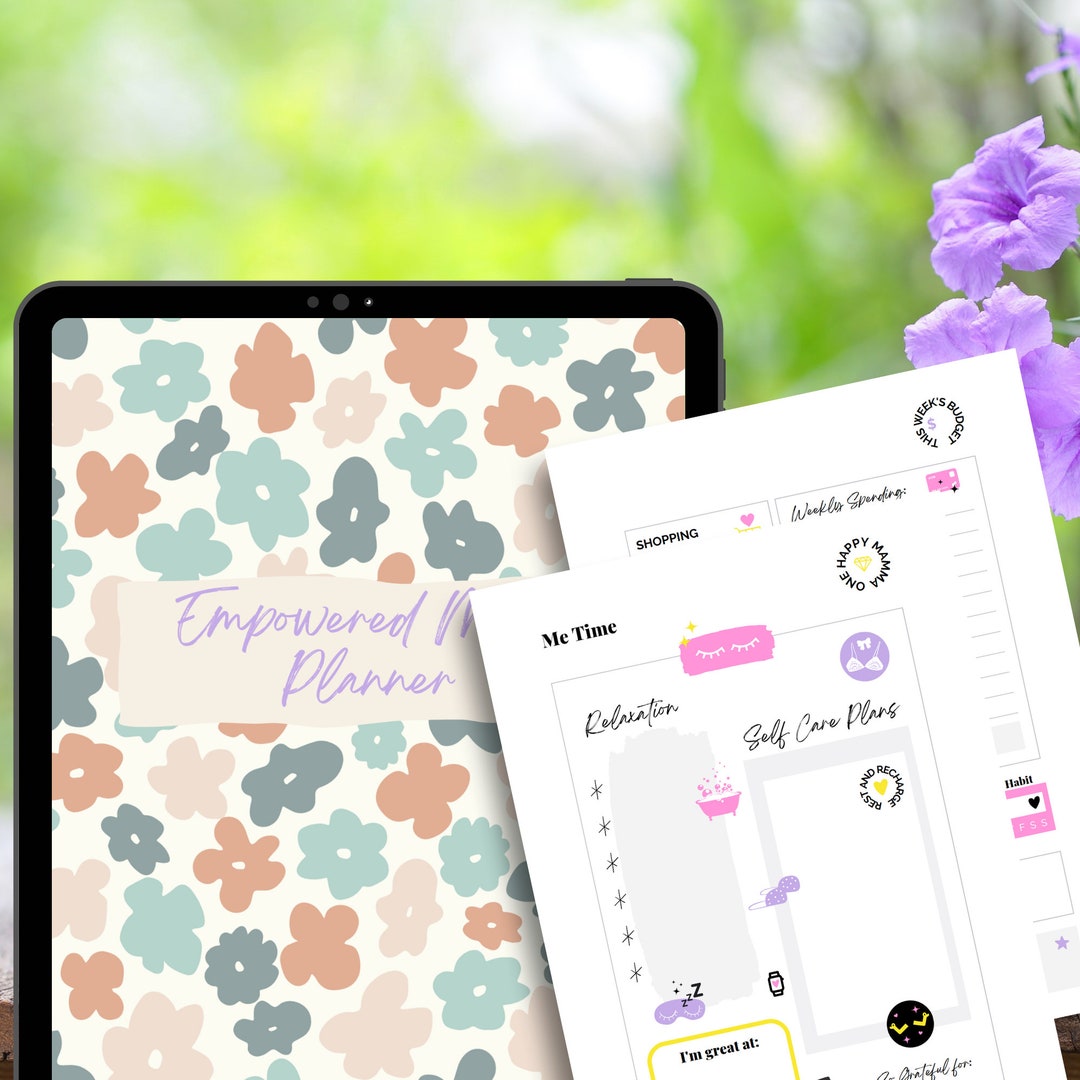Ultimate Empowered Mom Planner Printable Planner Weekly Planner Monthly ...
