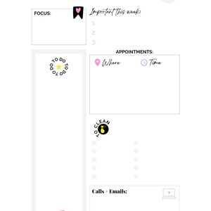 Ultimate Empowered Mom Planner Printable Planner Weekly Planner Monthly ...